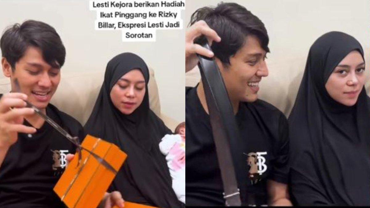 Rizky Billar Pamer Koleksi Hermes Pemberian Istri, Lesti Kejora Langsung Buang Muka: Tolong di ...