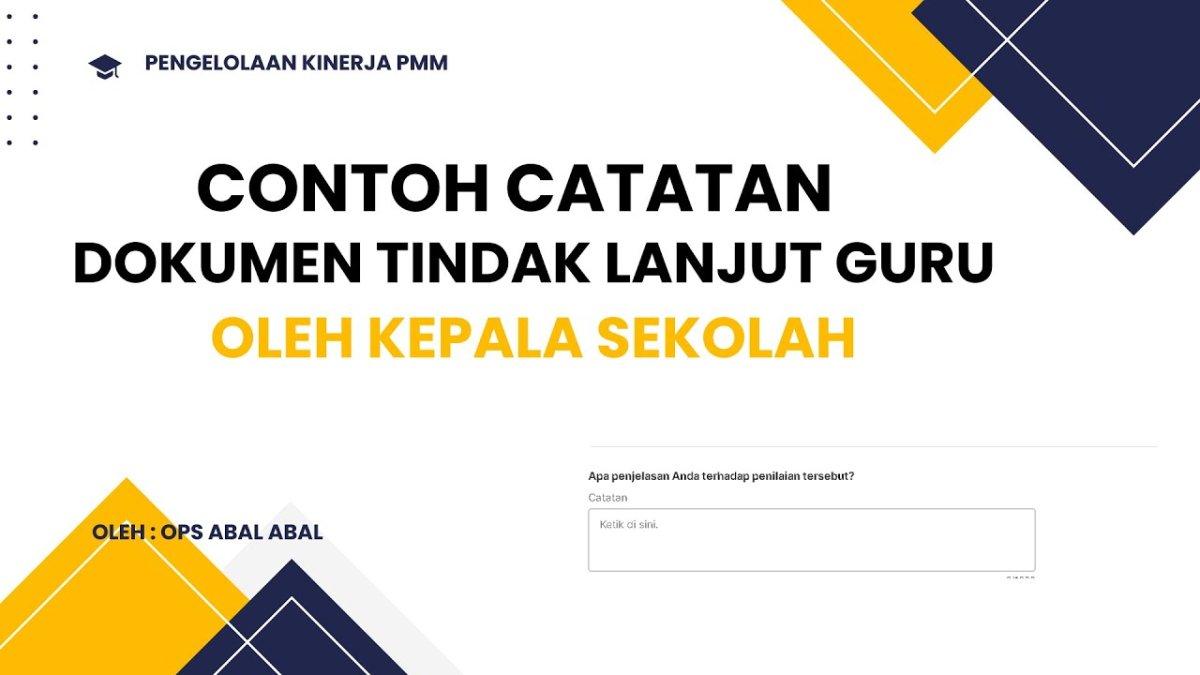 Catatan Kepala Sekolah: Sadar Tantangan dan Penyebabnya Berada di Dalam ...