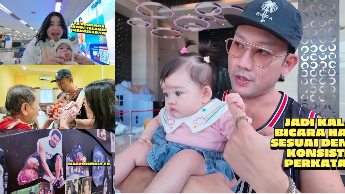 5 Momen Denny Sumargo Kunjungi Kampung Halaman, Ajak Olivia Allan dan Baby Biel, Dapat Angpao ...