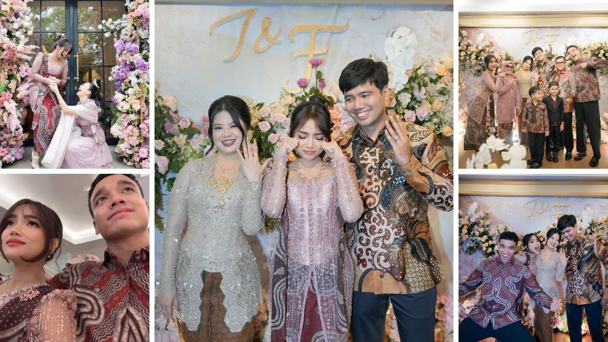 14 Potret Cantik Fujianti Utami Pakai Kebaya di Acara Tunangan Kakaknya ...