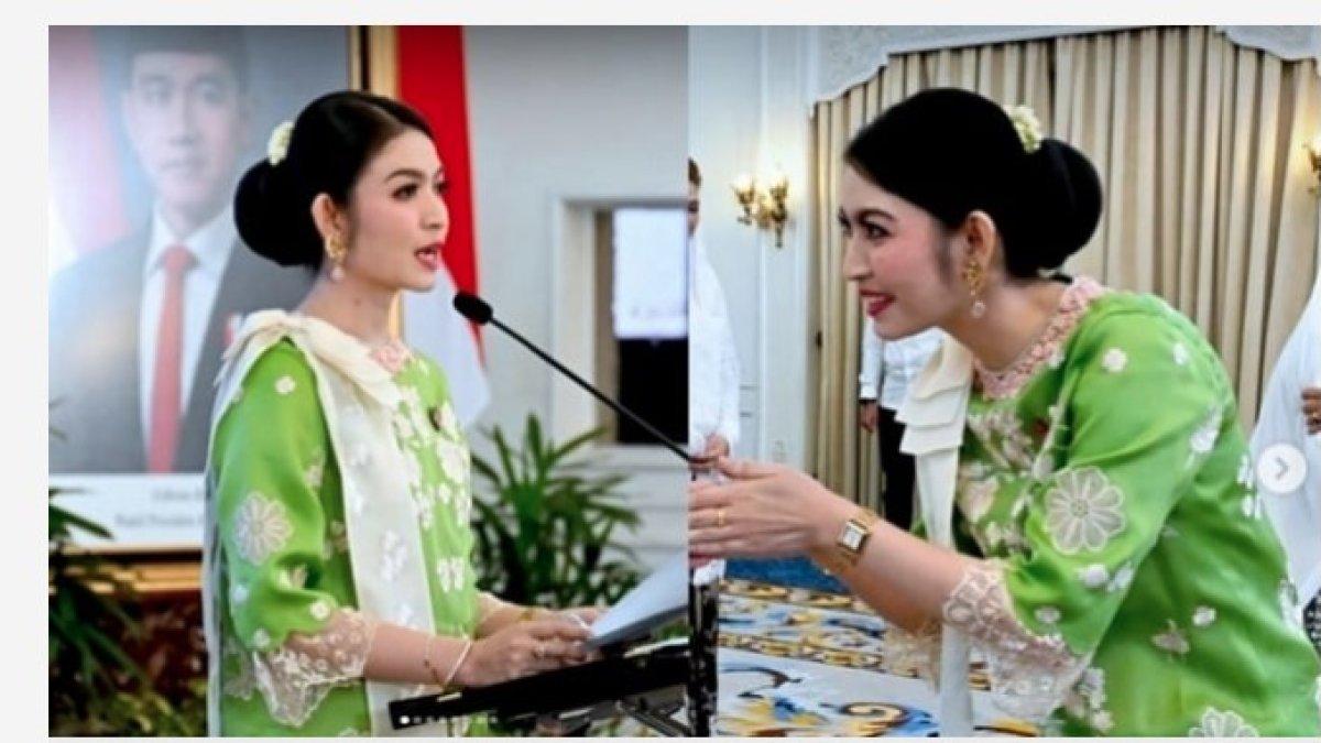 Potret Detail Makeup Selvi Ananda Kala Lantik Ketua Dekranasda ...