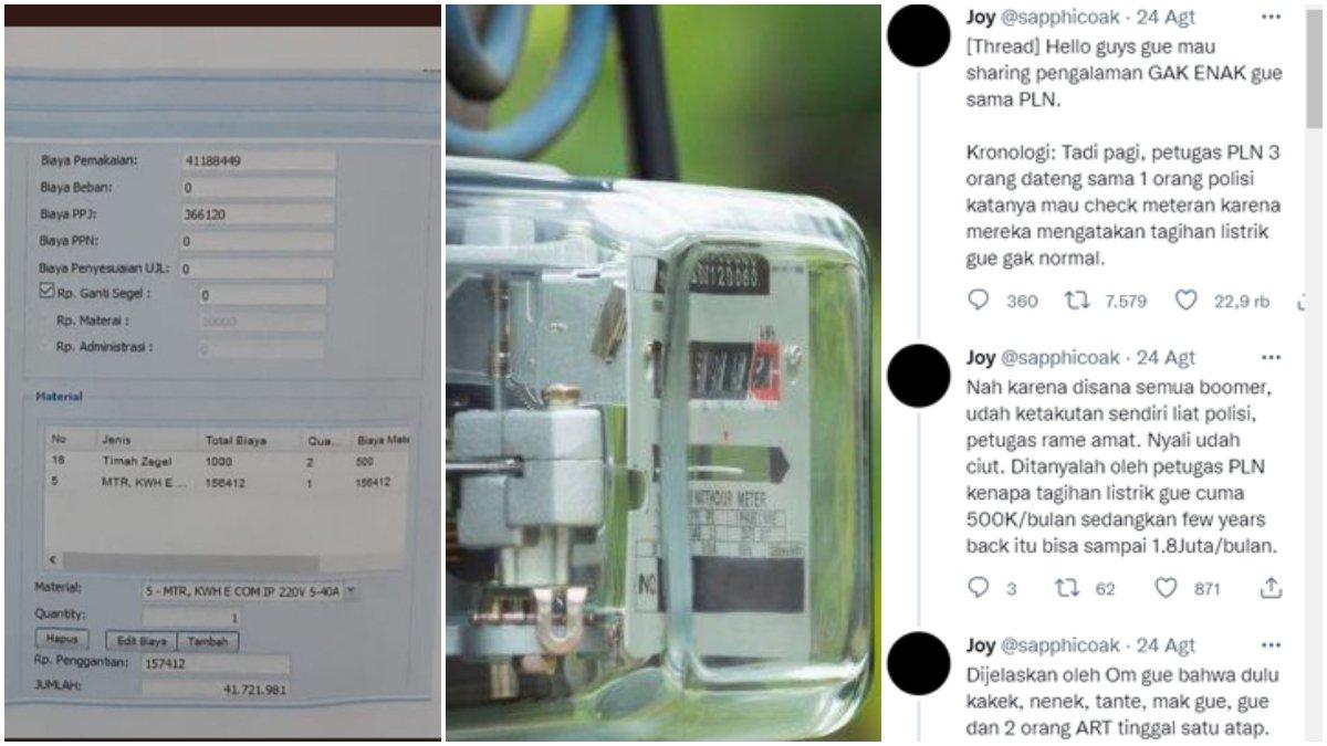 KASUS Warga Jakbar Kena Tagihan Fantastis dari PLN Rp41 Juta, Terancam Putus Listrik: Segel Tak ...
