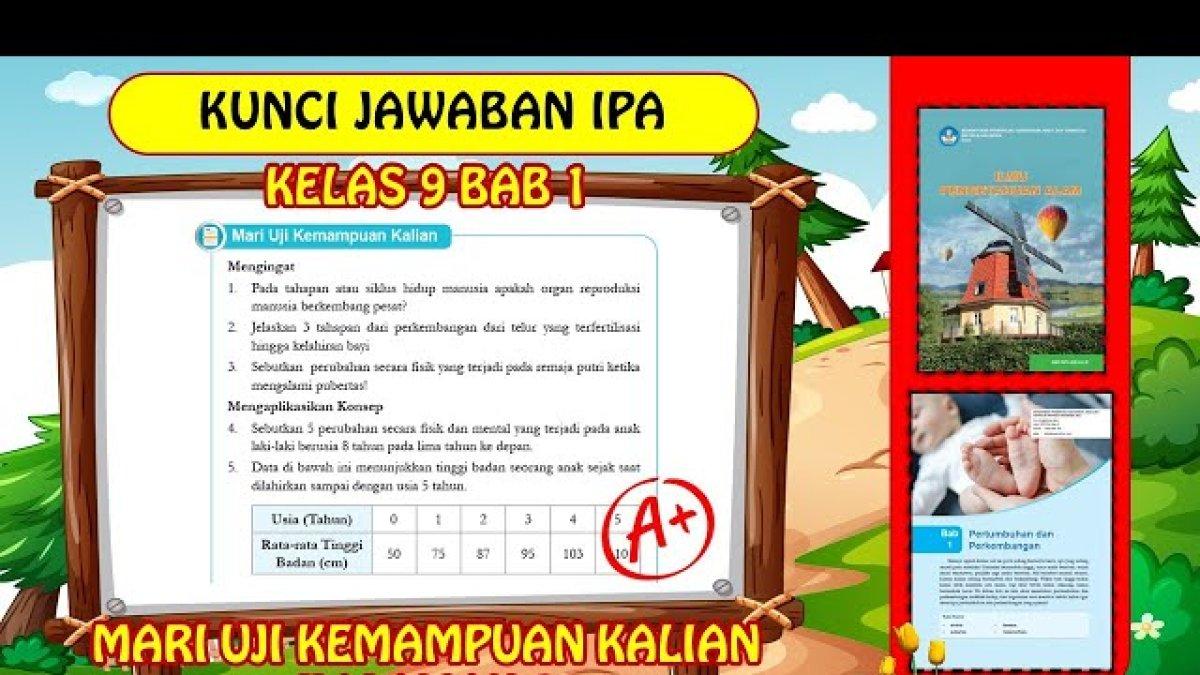 Kunci Jawaban IPA Kelas 9 Halaman 8 Kurikulum Merdeka, Bab 1: Pertumbuhan dan Perkembangan ...