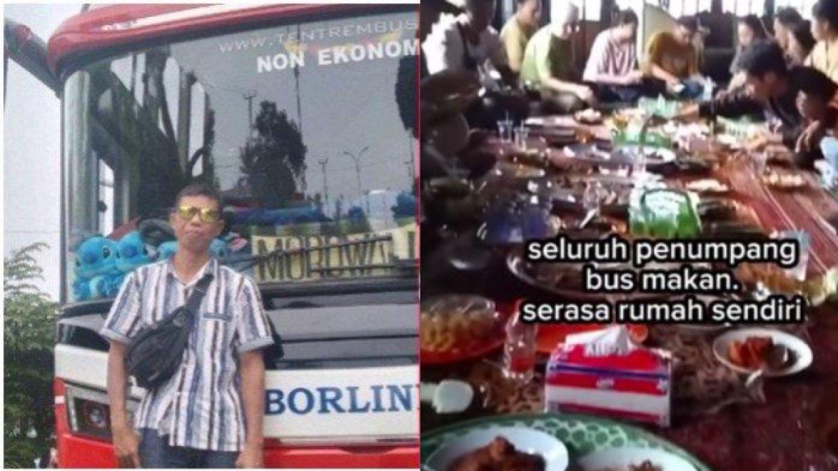 Sosok Sopir Bus Bawa Penumpang Kelaparan ke Rumah Mertua, Suguhi ...