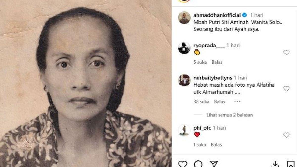 Fakta Garis Keturunan Al Ghazali, Putra Ahmad Dhani Punya Nenek Asal Solo, Potret Cantiknya ...