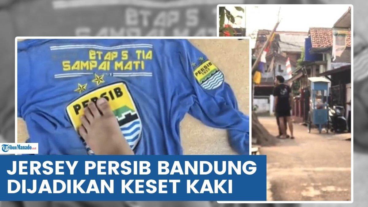 Pemuda Paksa Kuli Bangunan Copot Kaos Persib Bandung Lalu Menginjaknya Kini Merengek Minta 