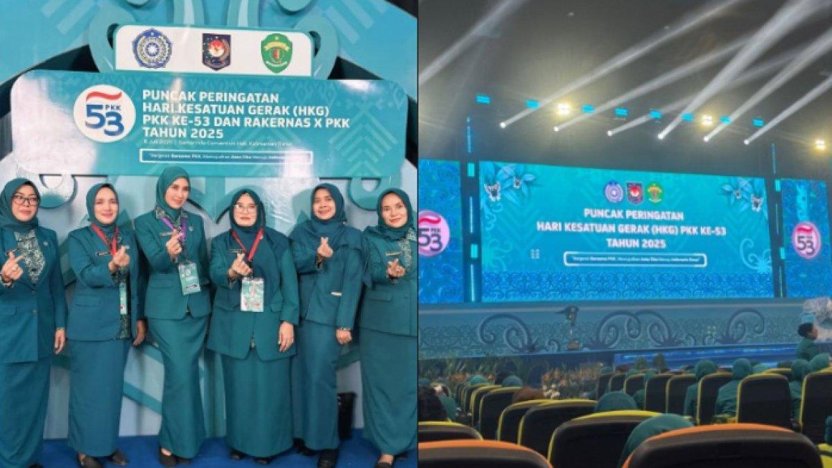 Potret Syahnaz Sadiqah Hadiri Kegiatan PKK di Kalimantan, Istri Jeje ...