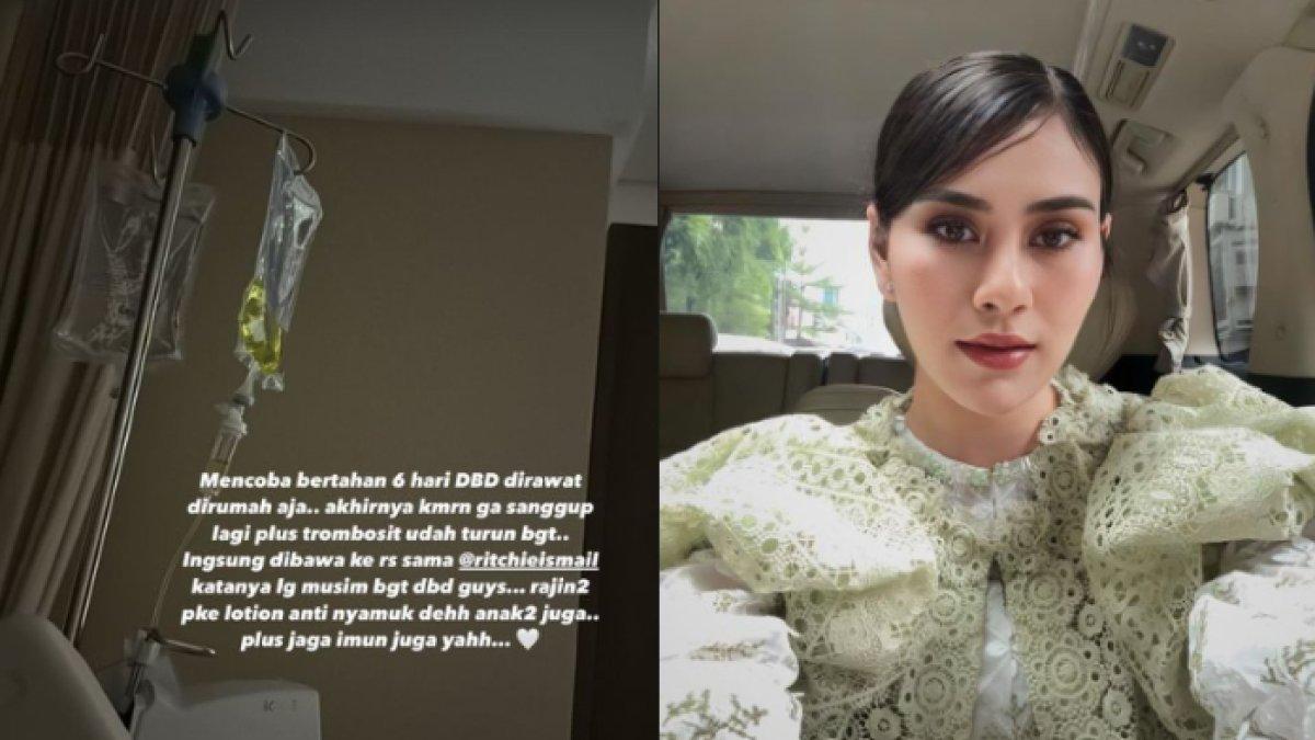 5 Potret Syahnaz Terkena DBD, Nyerah setelah 6 Hari Dirawat di Rumah ...