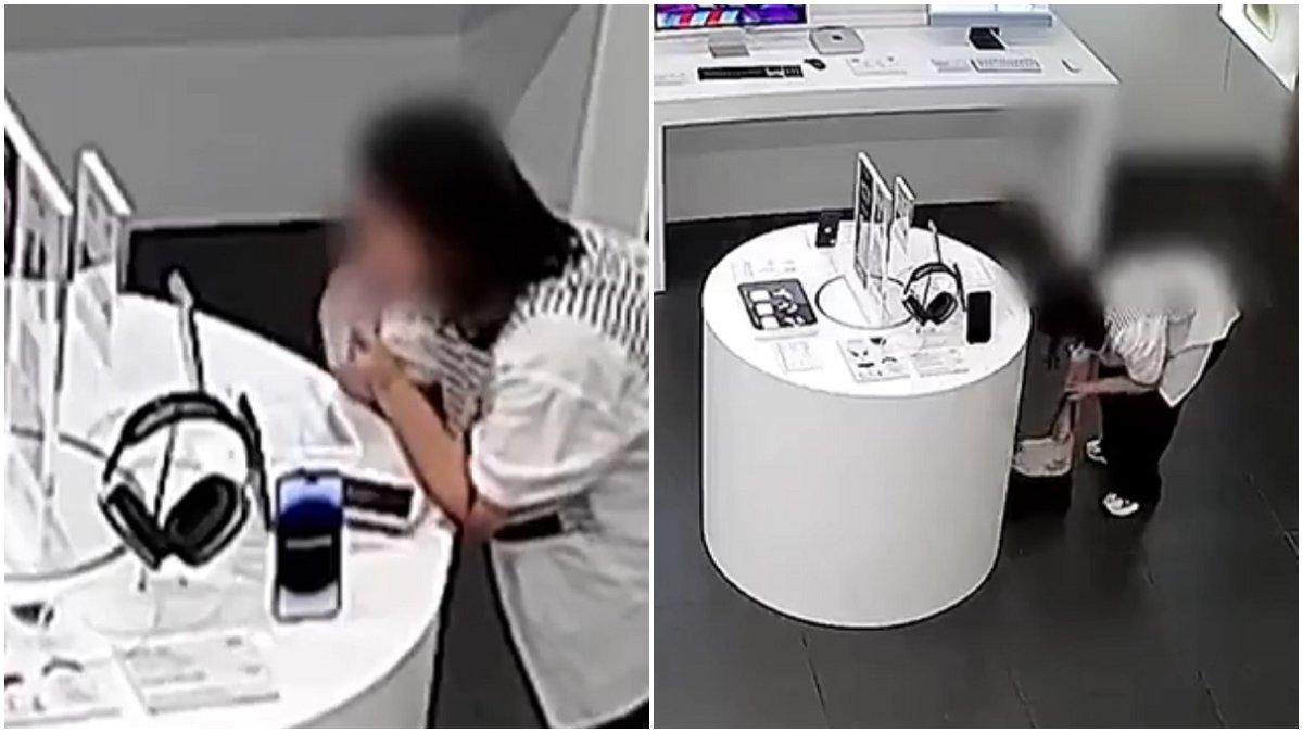 TERGIUR iPhone, Perempuan Ini Nekat Gigit Kabel Pengaman Agar Bisa Bawa ...