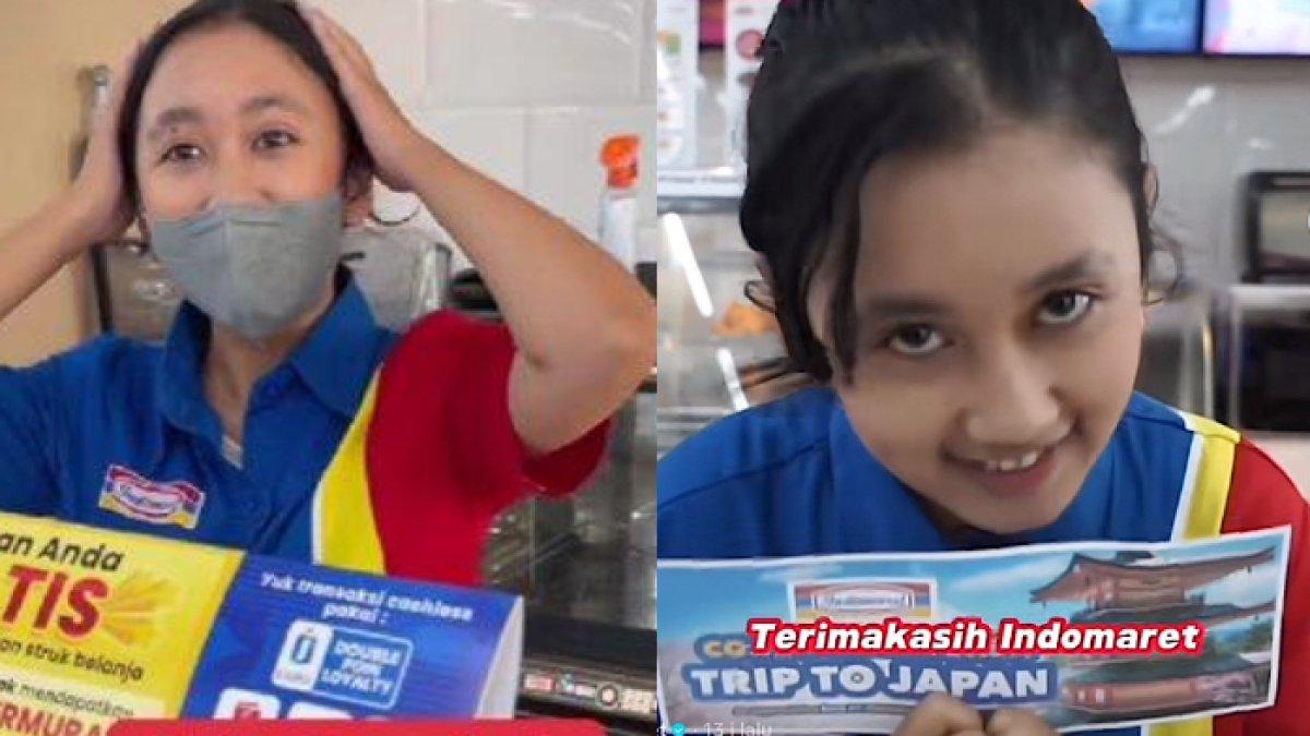 REZEKI NOMPLOK Vania Kasir Indomaret Didatangi Bos, Diberi Hadiah Tak ...