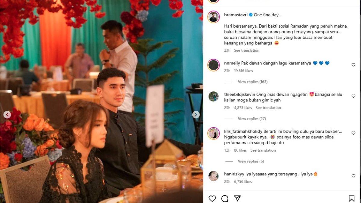 Potret Verrell Bramasta Ajak Fuji Bukber Bareng Keluarga hingga Main Bowling, Sebut Orang ...