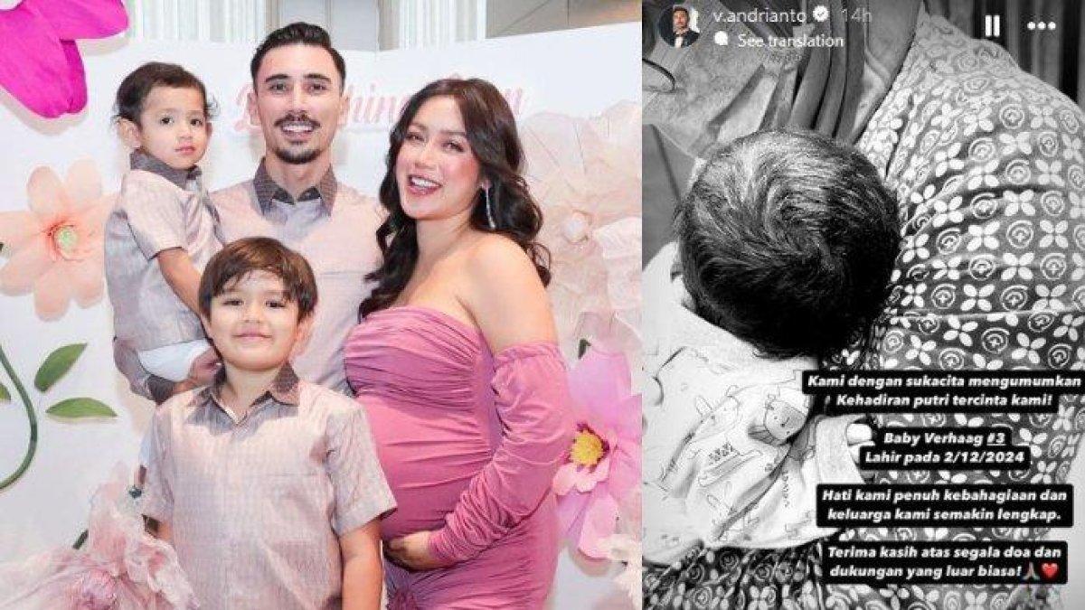 Jessica Iskandar Melahirkan Anak Ke-3, Istri Vincent Verhaag Alami ...