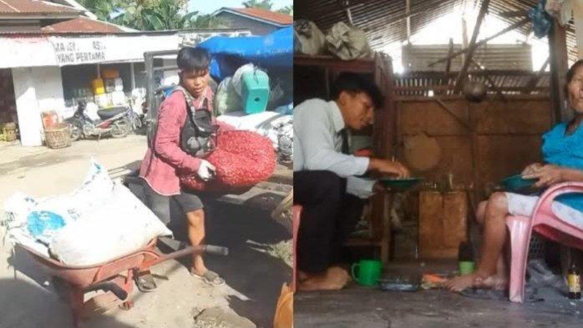 KISAH Haru Pria Asal Labuhanbatu Kuliah & Kerja Seharian Penuh untuk Sang Ibunda, Tidur Cuma 1 ...