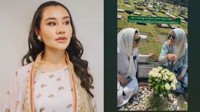 Abadikan Momen Angie & Reza Artamevia Ziarah ke Makam Adjie Massaid, Aaliyah Tulis Pesan Haru ...