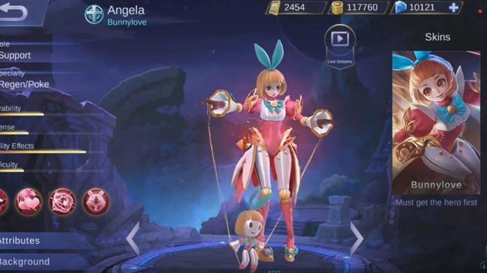 Angela Mobile Legends - 4 Skill Hero Terbaru yang Sempat Rilis Lalu ...