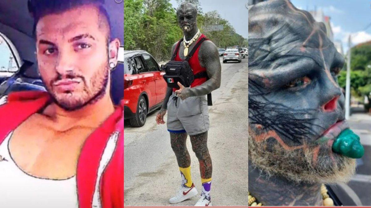 VIRAL Pria Memodifikasi Tubuhnya Menjadi Alien Hitam, Masih Belum Puas ...