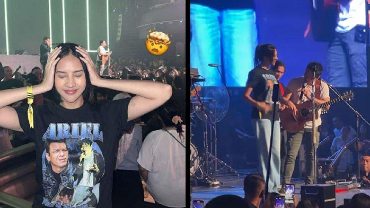 Momen Ariel NOAH Ajak Anya Geraldine Nyanyi Bareng di Panggung, 'Ini Anak Kadang Ada Gila ...