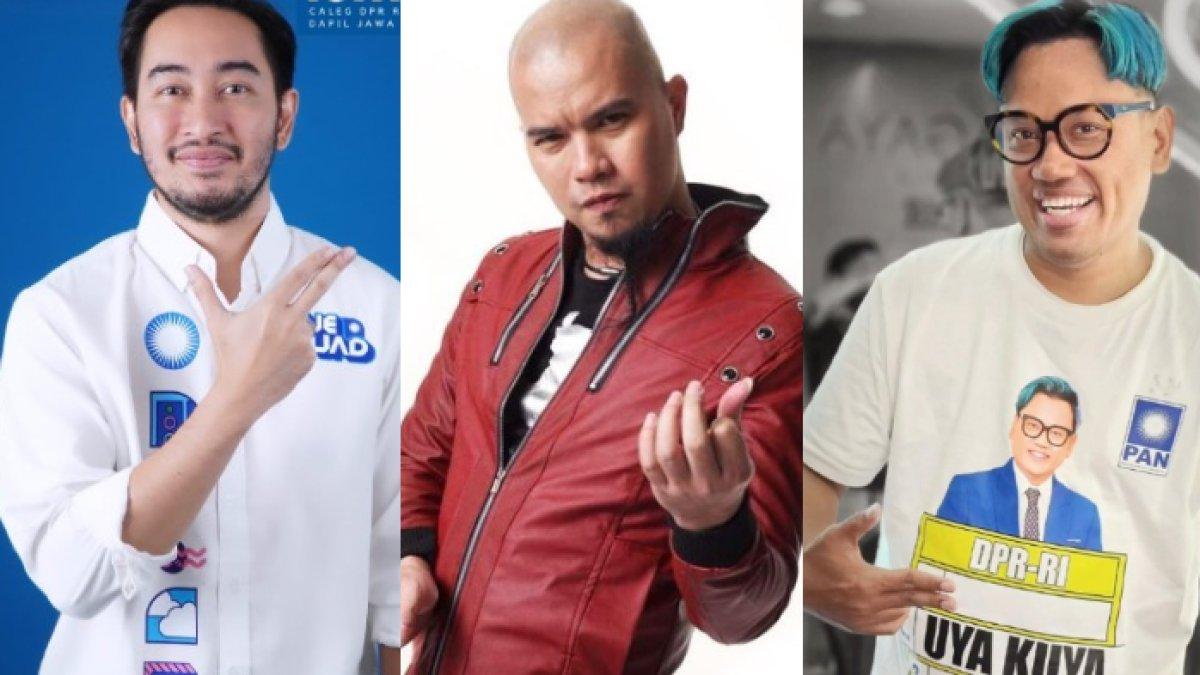 5 Artis Berebut Kursi DPR RI, Siapa Bakal OTW ke Senayan? dari Ahmad Dhani hingga Uya Kuya ...