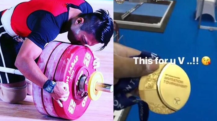 Kisah Selingkuhnya Viral, Atlet Angkat Besi Ini Persembahkan Medalinya untuk V, Netizen: Valakor ...