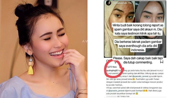Promosikan Produk Endorse-an Pakai Gambar Ini, Ayu Ting Ting Kena Tegur Si Pemilik Foto ...