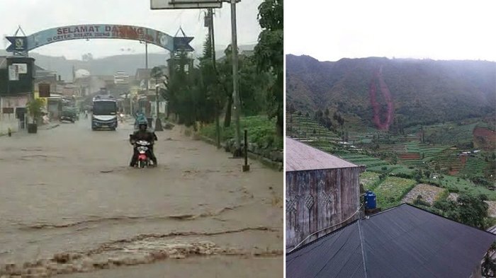 Ngeri! Foto dan Video Detik-detik Banjir Serta Tanah Longsor di Dieng ...