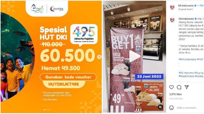 PROMO HUT Jakarta 22 Juni 2022 dari Berbagai Merek, KFC, Ancol ...