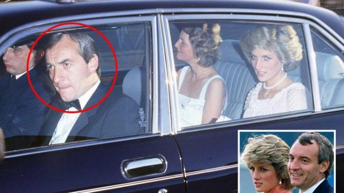 8 Momen Putri Diana dengan Cinta Terbesarnya, Barry Mannakee, Mengawal ...