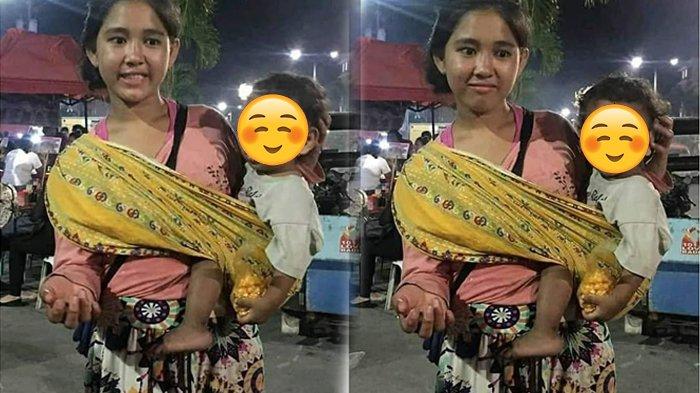 Viral Foto Pengemis Cantik, Wajahnya Disebut Cantik Alami Meski Pakai ...