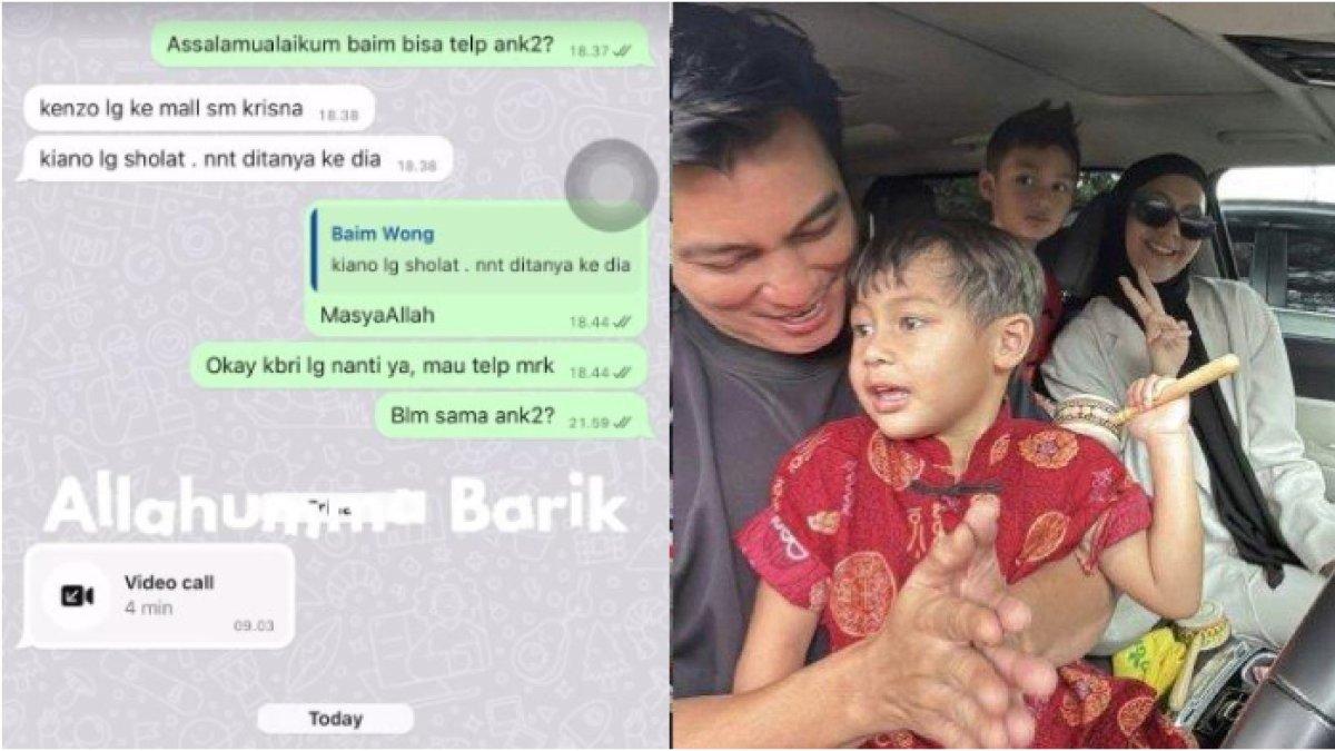 Usai Akur Kumpul Bareng, Kini Bocor Isi Chat WA Paula Verhoeven dan Baim Wong, Bahas Kiano dan ...