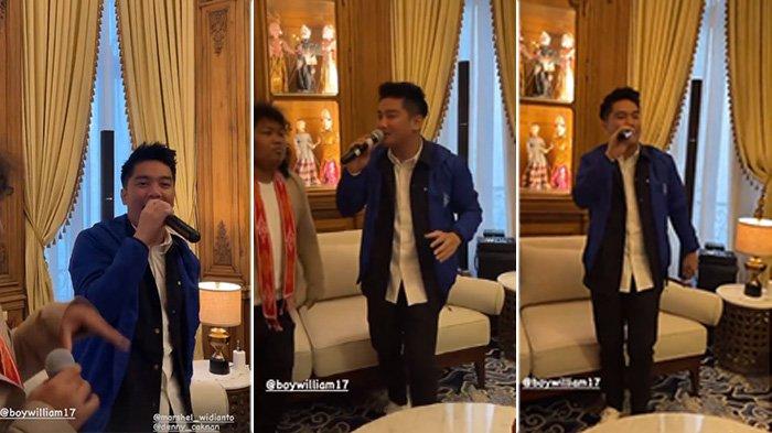 Boy William Manggung Bareng Denny Caknan di Kedubes RI Paris ...