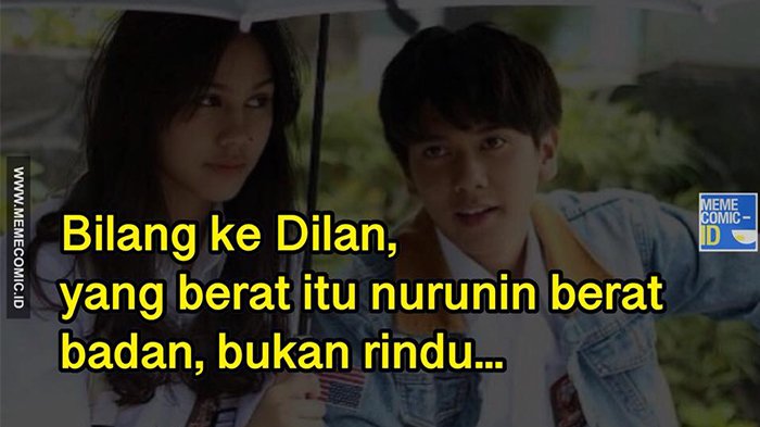 Bukan 'Rindu Itu Berat', Akun ini Bikin 10 Meme Balasan 'Bilang ke ...