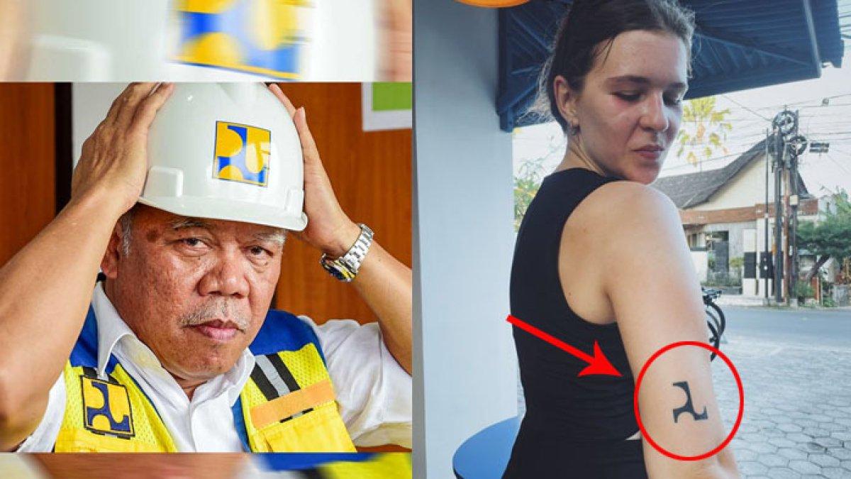 BULE Cantik Buat Tato Logo PUPR di Tangan, Alasannya Biar 'Membangun ...