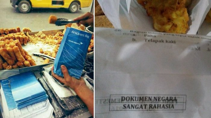 Bikin Tersedak! 10 Macam Bungkus Gorengan Mulai dari Dokumen Negara, Skripsi sampai CV Lamaran ...