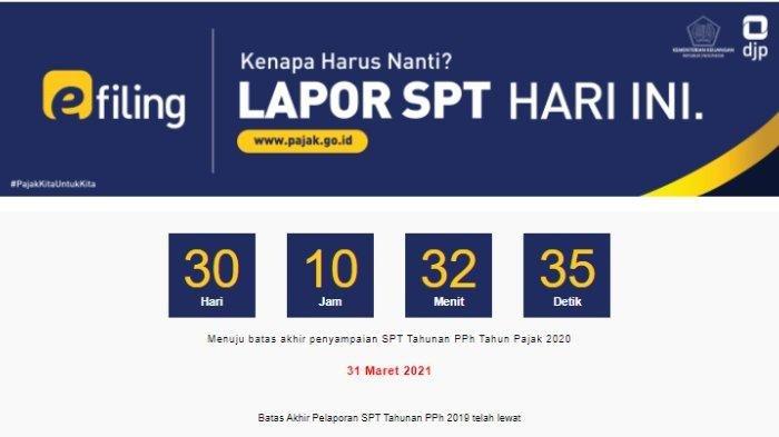 LENGKAP, Ini Batas Waktu dan Cara Mudah Lapor SPT Tahunan Secara Online, Jangan Lupa Siapkan ...