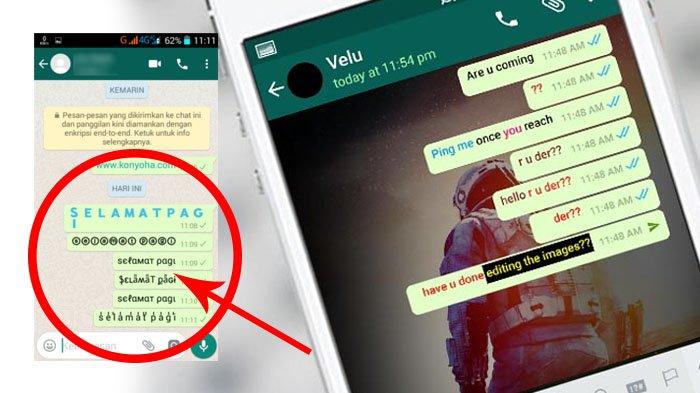 Cara Merubah Warna Tulisan di WhatsApp hingga Mengganti Font WA Bikin ...