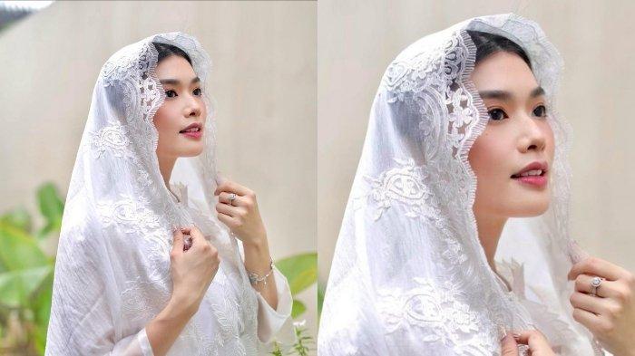 PESONA Carla Yules Pakai Kerudung Saat Lebaran, Miss World Asia Rayakan ...