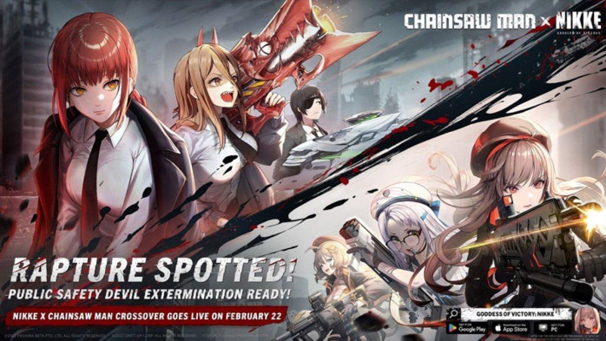 Kolaborasi Game dan Anime Terbaru, Chainsaw Man x GODDESS OF VICTORY ...