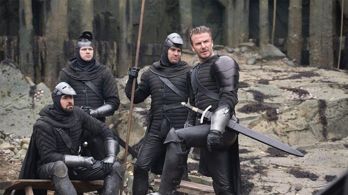 Begini Penampakan Akting David Becham di Film King Arthur, Beda Banget ...