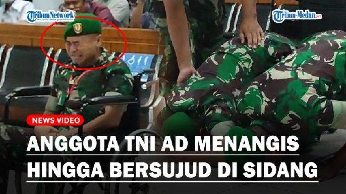 Tangis & Sujud 2 Anggota TNI Kurir Narkoba 75 Kg Lolos Hukuman Mati, Kasus Terbesar Sejak 2019 ...