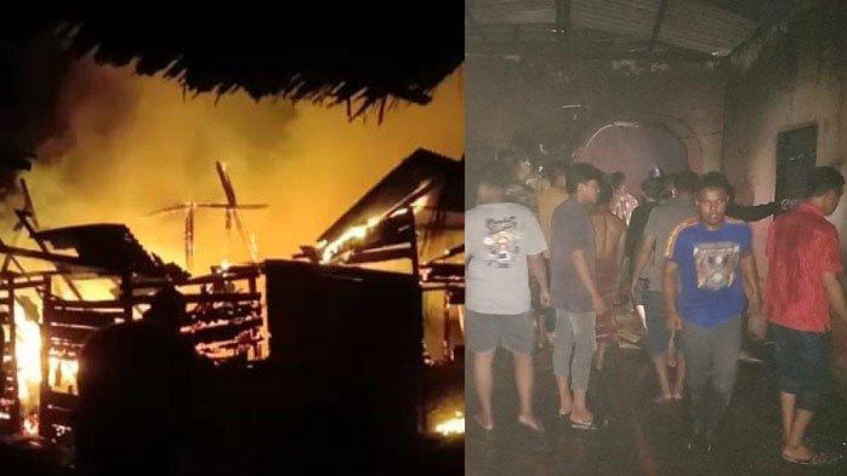 INNALILLAHI Kakak Adik di Aceh Tewas Terbakar di Dalam Rumah, Dimakamkan 1 Kuburan, Ibu Pilu ...