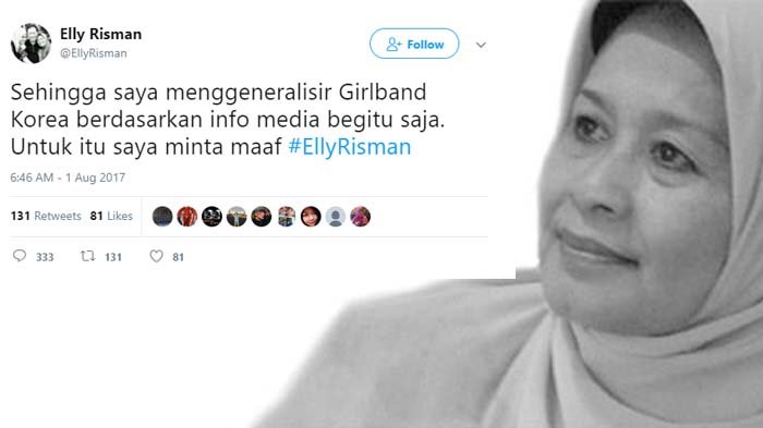 Akhirnya, Elly Risman Minta Maaf Sebut SNSD Simbol Pelacuran ...