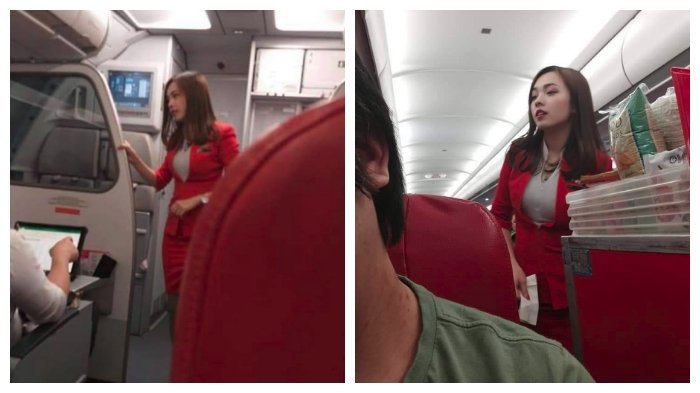 Pramugari Cantik AirAsia Viral, Foto Candidnya Tersebar di Media Sosial, Ternyata ini Namanya ...