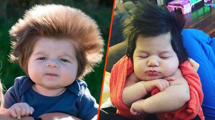 8 Bayi Ini Lahir Dengan Gaya Rambut yang Sangat Unik! Antara Lucu ...