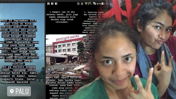 Disangka Hilang, Pramugari Ini Bagikan Cerita Dirinya Selamatkan Diri dari Tsunami Palu ...