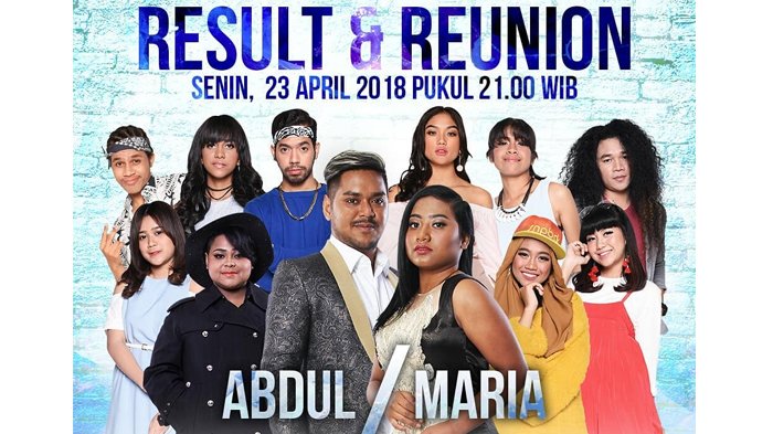 Grand Final Result and Reunion Show Indonesian Idol 2018 Maria Vs Abdul ...