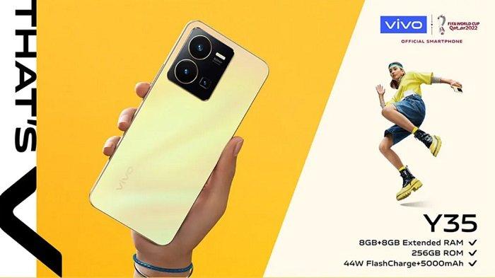 HARGA & Spesifikasi HP Vivo Y35 4G Terbaru, Rp 3 Jutaan Spek Gaming & Kamera 50 MP - TribunStyle.com