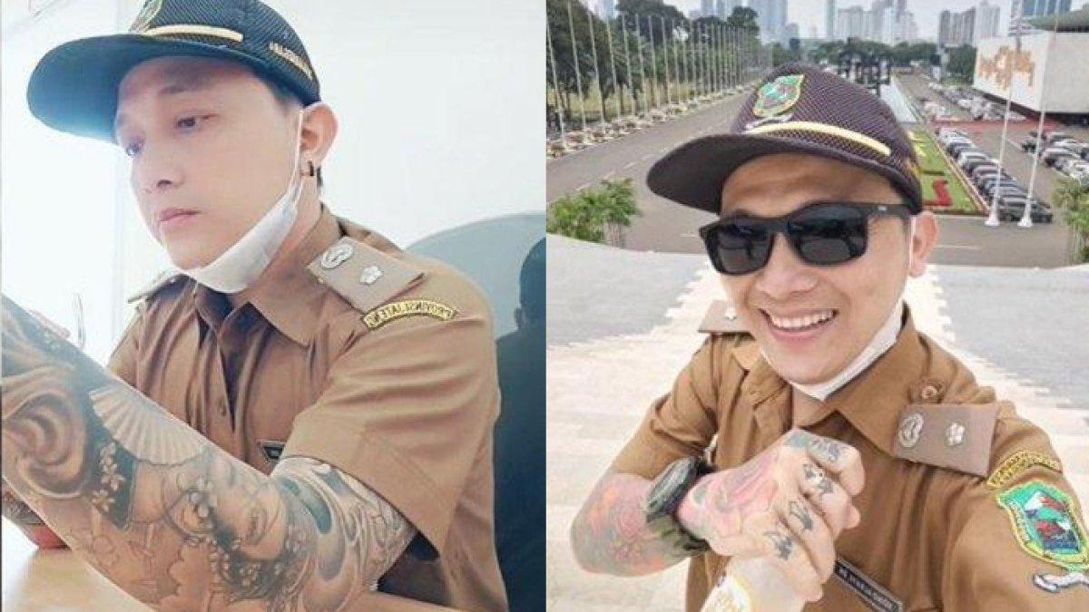 Sosok Hoho Alkaf, Kades Bertato Viral Punya 30 Motif di Badan, Bangun Jembatan Pakai Uang ...