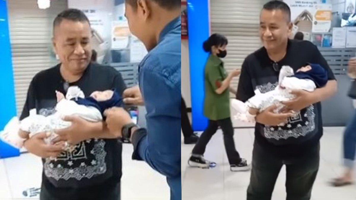Ketemu Fans di Mall, Hotman Paris Auto Dicegat, Diminta Foto Sambil Gendong Bayi, Bikin Gemas ...