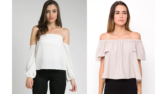 Baju Sabrina Murah - Jadi Trendsetter, Tampil Kece dan Kekinian dengan ...