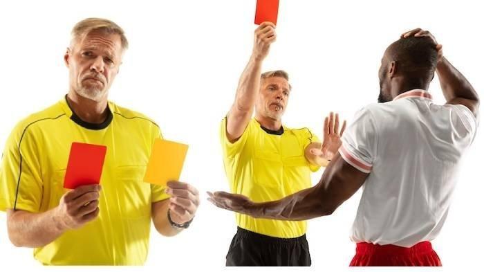 SEJARAH Piala Dunia - Kartu Merah Pertama Keluar di Perempat Final ...